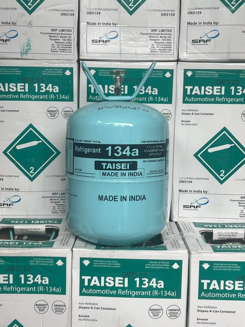 Cung cấp gas lạnh R134a Taisei Ấn Độ - Khí công nghiệp Favigas