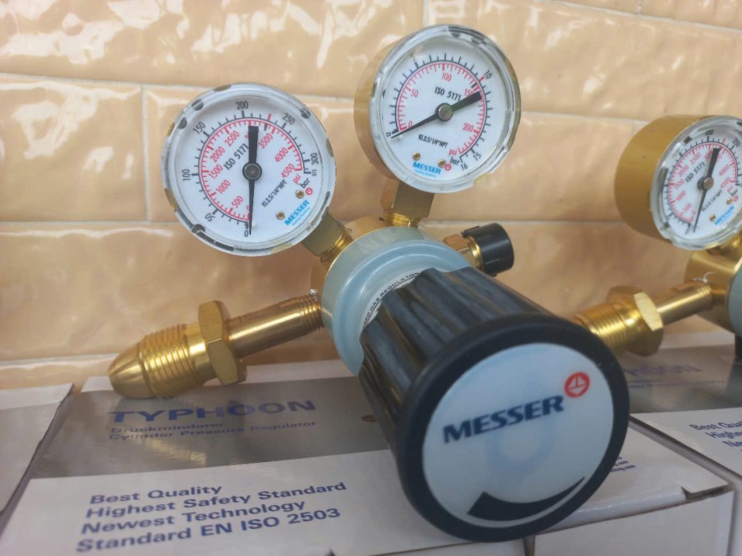 Van điều áp khí Argon Typhoon Messer Đức - Khí công nghiệp Favigas